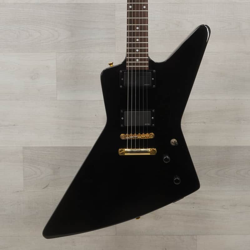 Used Epiphone 84 Explorer EX Electric Guitar Black | Reverb