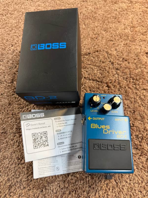 Boss BD-2 Blues Driver / Mint / Box & Dox | Reverb