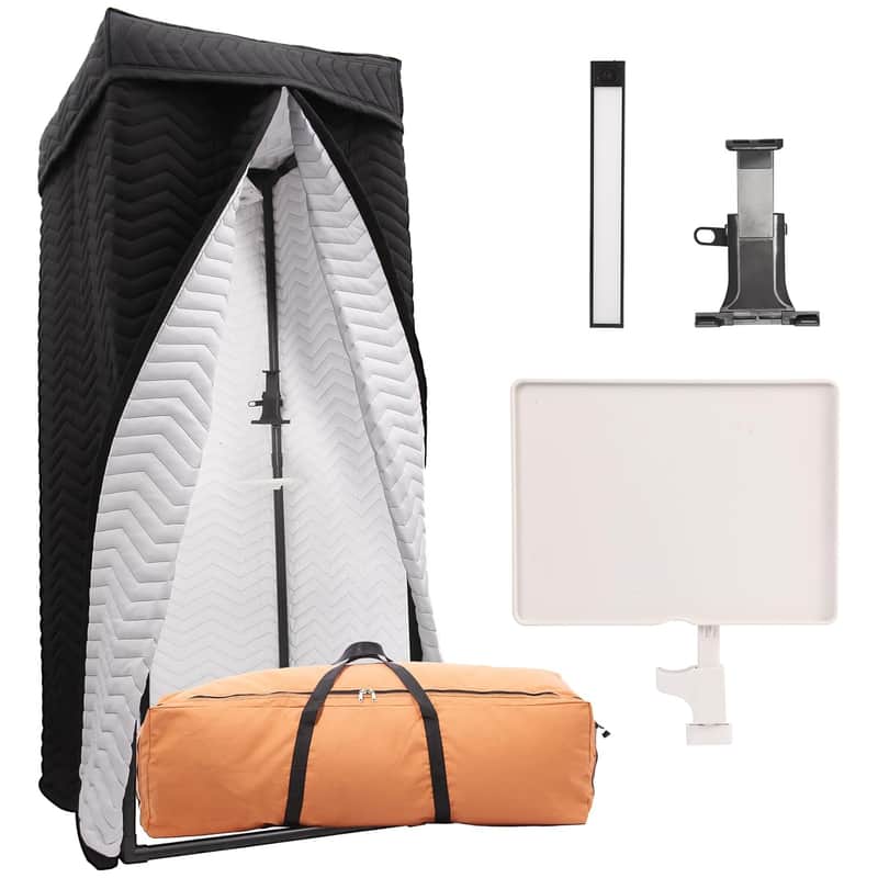 Pro Vocal Booth | Portable Sound Isolation Booth For | Reverb