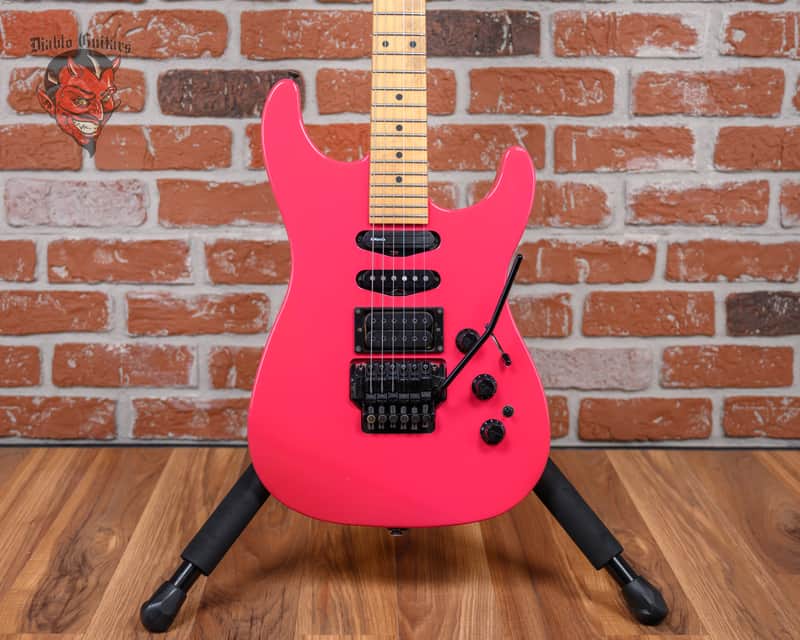 Fender HM Strat Razz Berry 1988 w/OHSC | Reverb