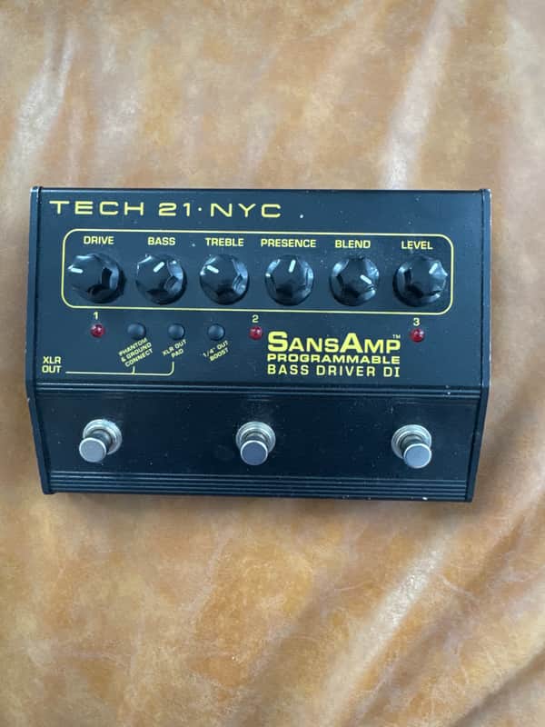 Tech 21 Sansamp Programmable Bass Driver 2008 - Present - | Reverb