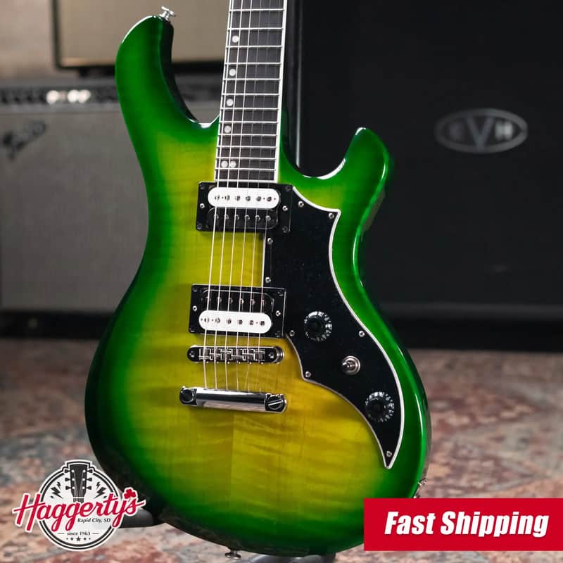 Gibson Victory Figured Top Electric Guitar - Iguana Burst | Reverb