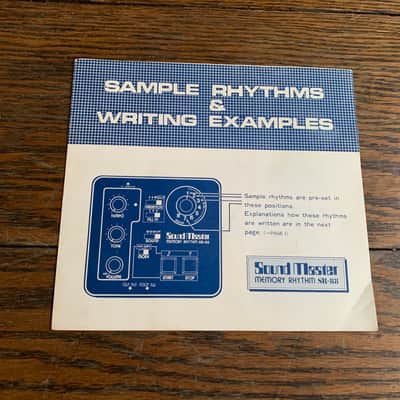 SOUND MASTER SR- 88 SAMPLE RYTHMNS/WRITING EXAMPLES | Reverb Malta
