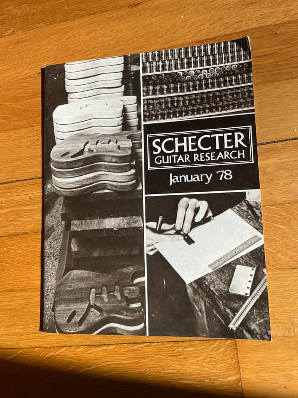 RARE vintage 1978 Schecter catalog parts bodies necks | Reverb Croatia