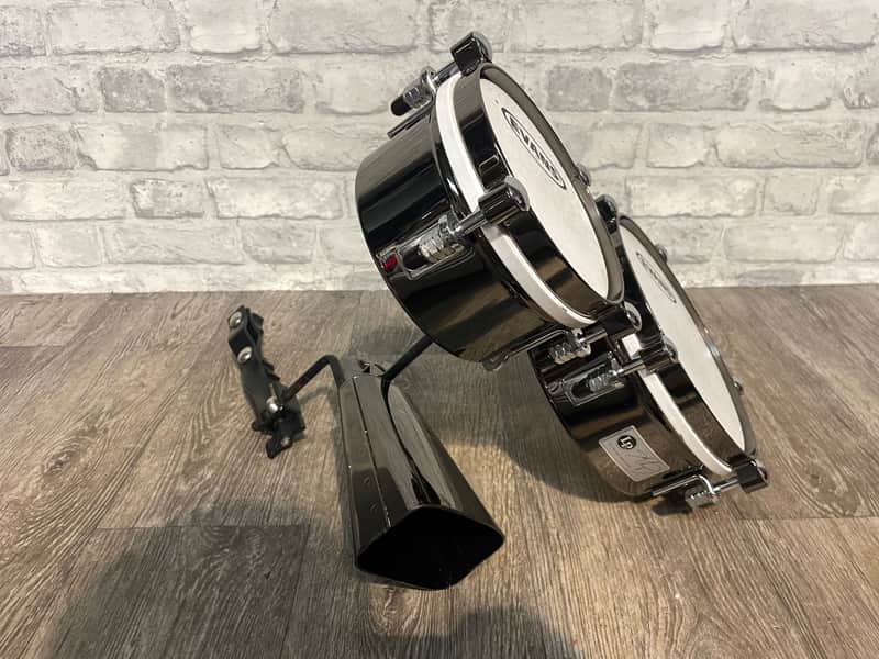 Latin Percussion John Dolmayan Mini Timbales with Cowbell and | Reverb