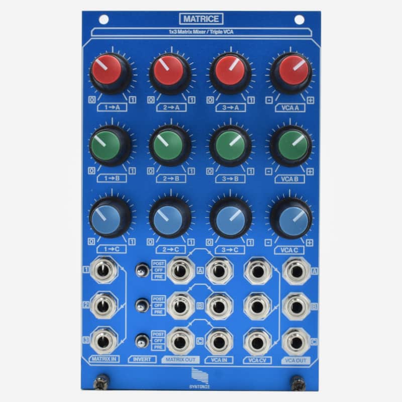 Syntonie MATRICE Eurorack Video 3-input 3-output Matrix Mixer | Reverb