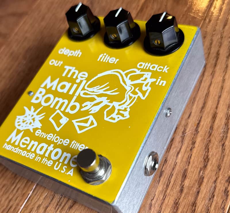 Menatone Custom - Mail Bomb Envelope Filter Auto Wah w/ Box - | Reverb