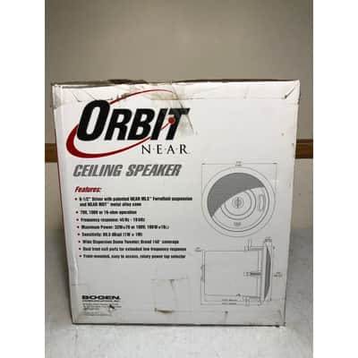 Bogen OCS1 Orbit Near Ceiling Speakers 100W 89.5dB White | Reverb