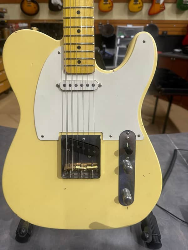 Bill Nash 1957 reissue Vintage White telecaster | Reverb UK