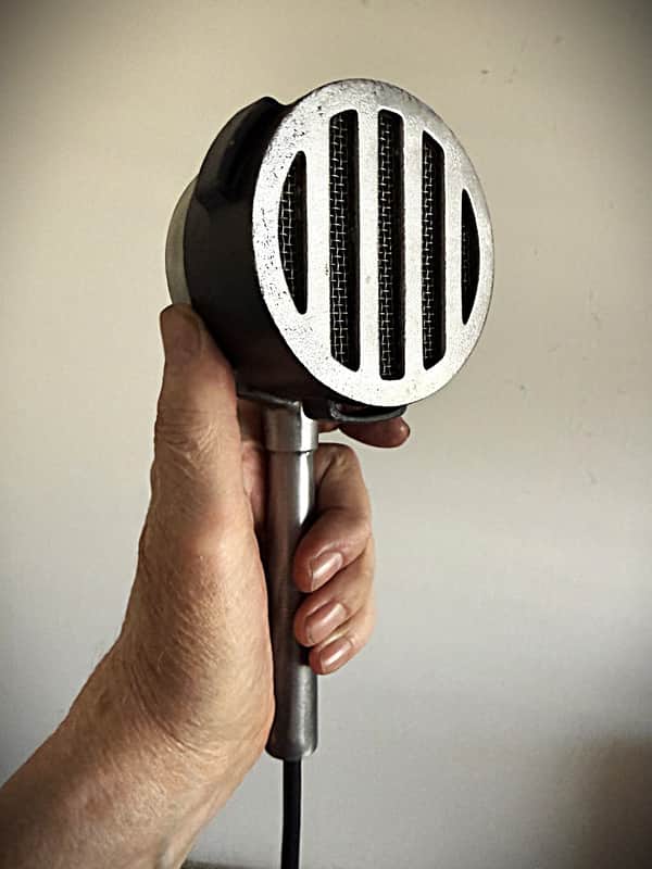 RARE 1940's British Army Dynamic Military Microphone, | Reverb