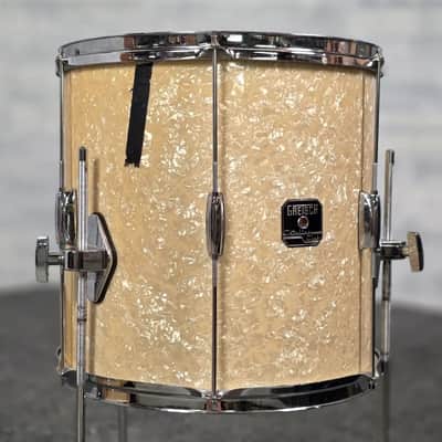 Used Gretsch Catalina Club 3pc Drum Set White Marine Pearl - | Reverb