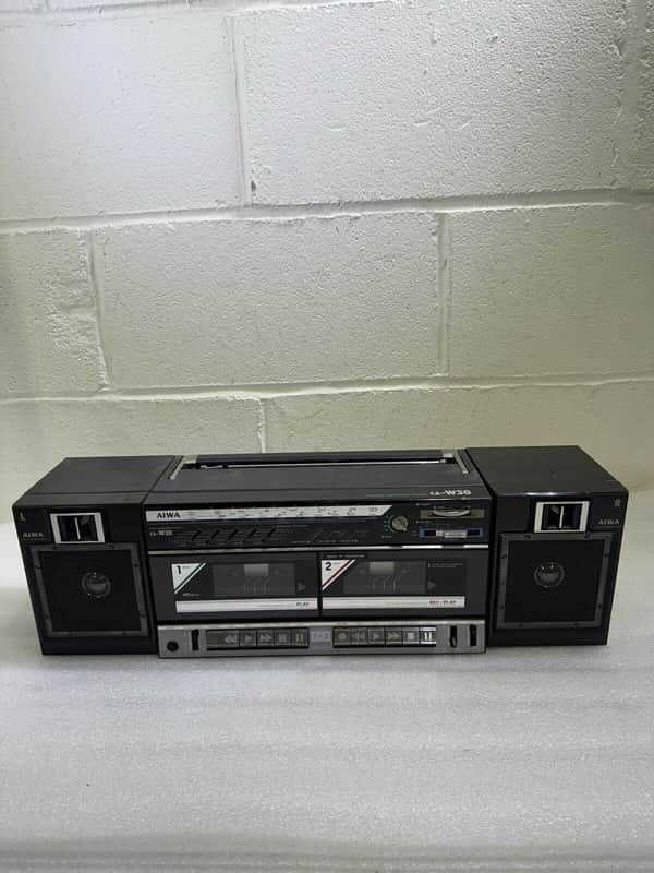 AIWA CA-W30 Portable Stereo Radio & Cassette Player Boombox | Reverb