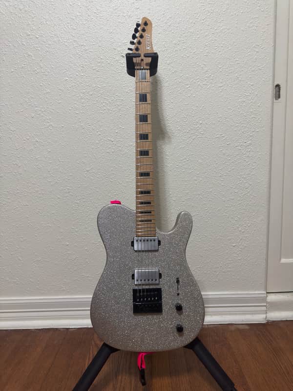 Kiesel Solo 6 Evertune - Silver Flake | Reverb