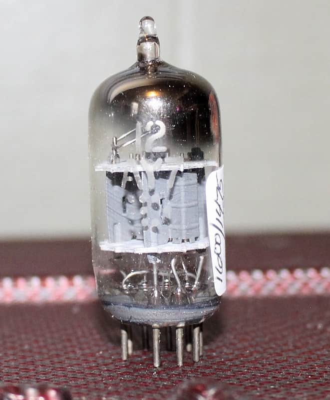 GE 12AY7 6072 GREY PLATE SQUARE GETTER TIGHT BALANCE TEST | Reverb