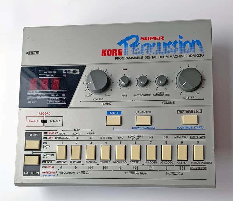 Korg DDM-220 Super Percussion Programmable Digital Drum | Reverb