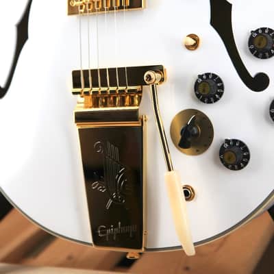 Epiphone Alex Lifeson 1976 ES-355 Reissue - Alpine White | Reverb