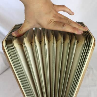 Silvio Soprani Accordion Part - Silver Bellows 16.50" x 6" x | Reverb