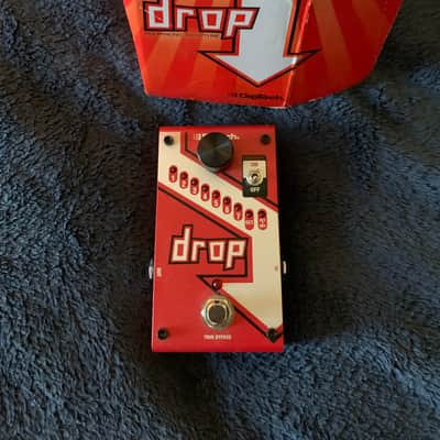 DigiTech Drop Compact Polyphonic Pitch-Shifter 2010s - Red | Reverb