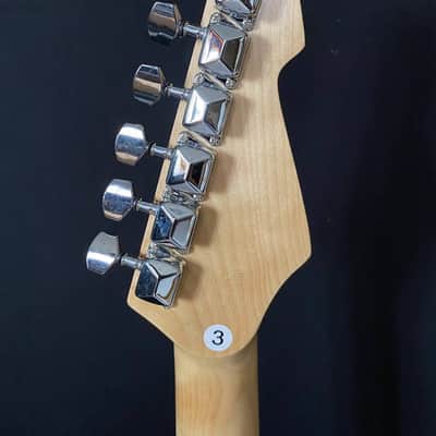 New Vision Stratocaster ST5 Red Lefty Left Handed | Reverb