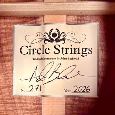 Circle Strings Dreadnought Model 'Trey Specs' German Spruce & | Reverb