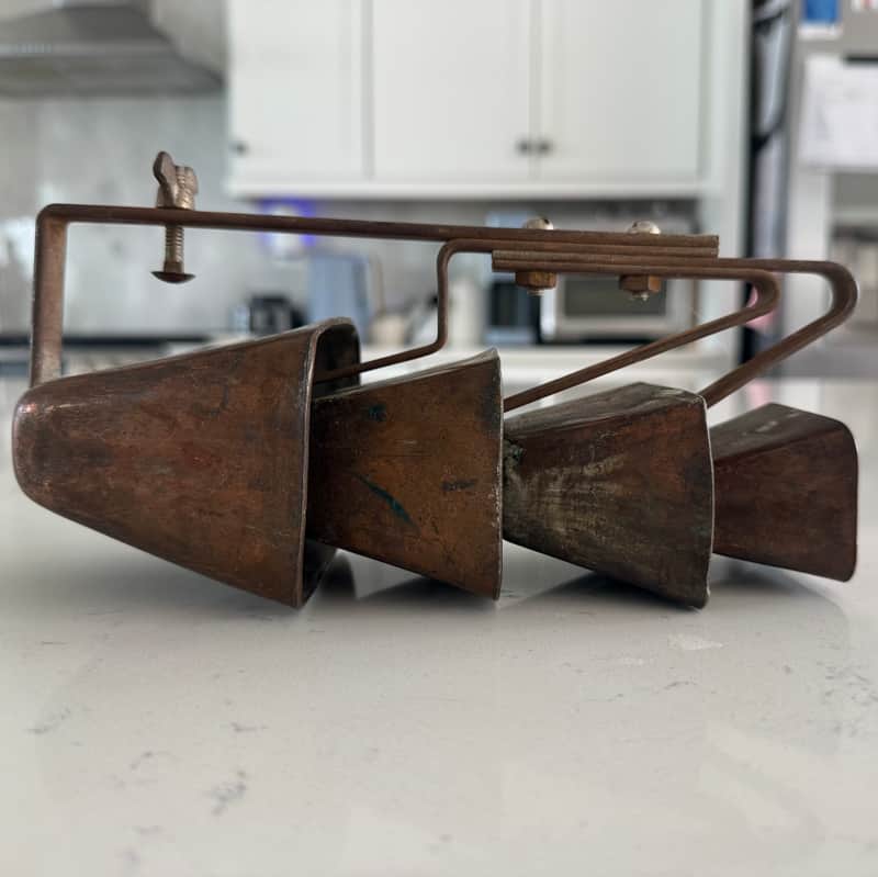 Traps Percussion 1-3-5-8 Cow Bells 1920’s - Copper | Reverb