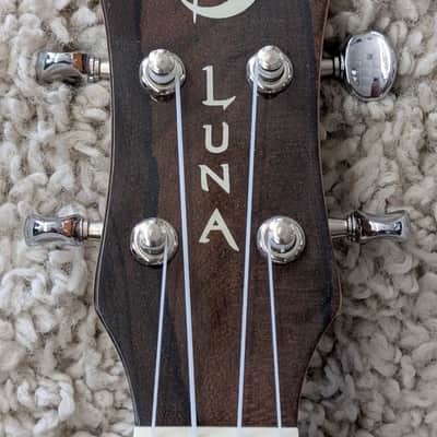 Luna Model UKE ZIRI S Exotic Ziricote Wood Soprano Size | Reverb