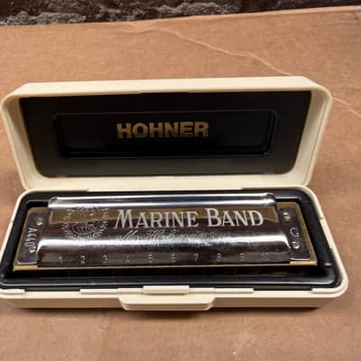 Hohner Marine Band 1896 Harmonica Key of G Made in Germany w/ | Reverb