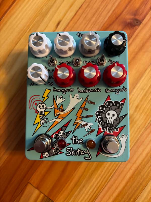 Champion Leccy Skitzy Modulated Reverb - Seafoam | Reverb