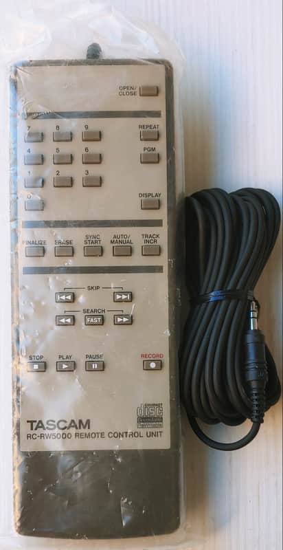 Tascam RC-RW5000 CD-RW 5000 remote control | Reverb