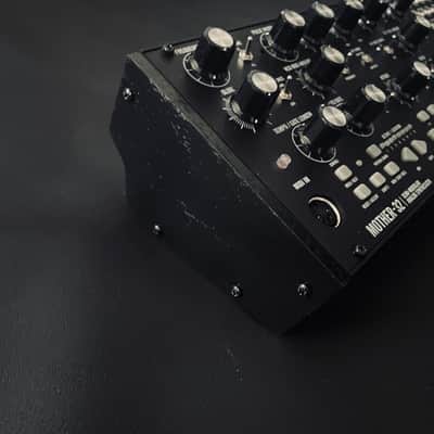 Moog Mother-32 Semi Module Analogue Synthesizer, “Black Wood | Reverb