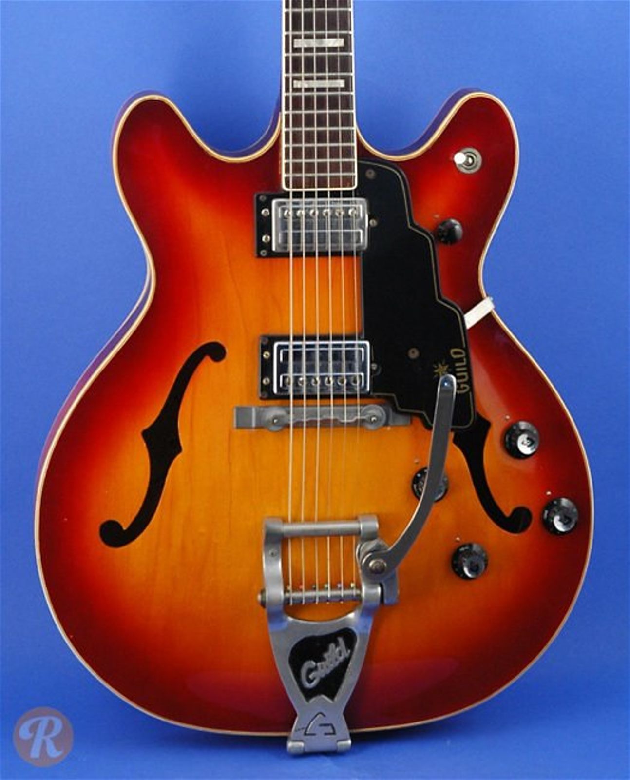 Guild Starfire V Sunburst 1970 | Reverb UK