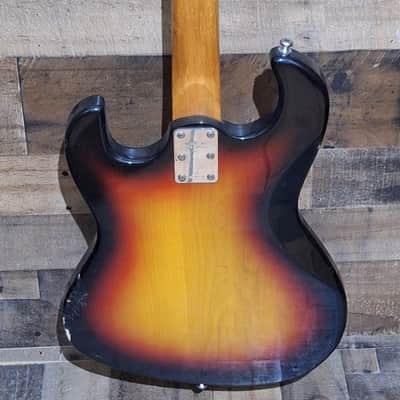 1969 Silvertone 1490 4-String Bass MIJ - Sunburst - | Reverb
