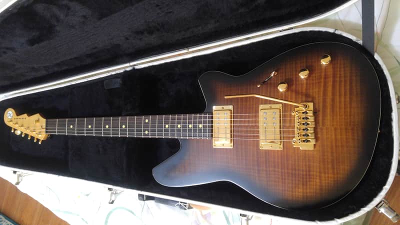 Reverend Kingbolt Triple Custom 2015 Violin Burst with OHSC | Reverb