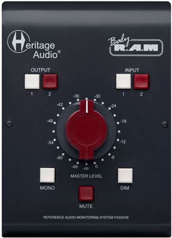 Heritage Audio Baby RAM Passive Desktop Monitor Controller | Reverb