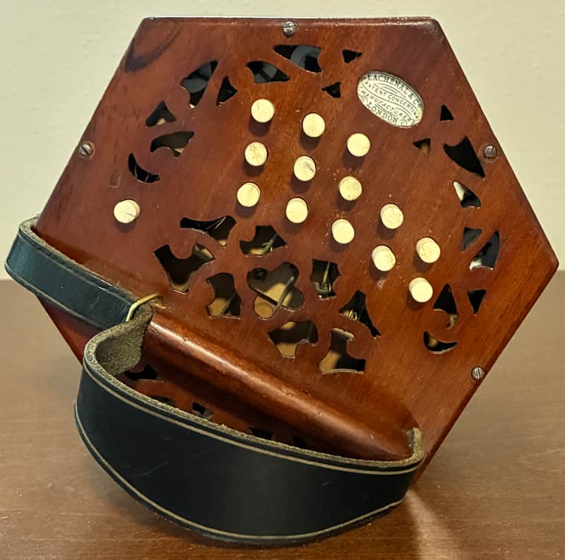 Lachenal 26 Button Anglo C/G Concertina | Reverb