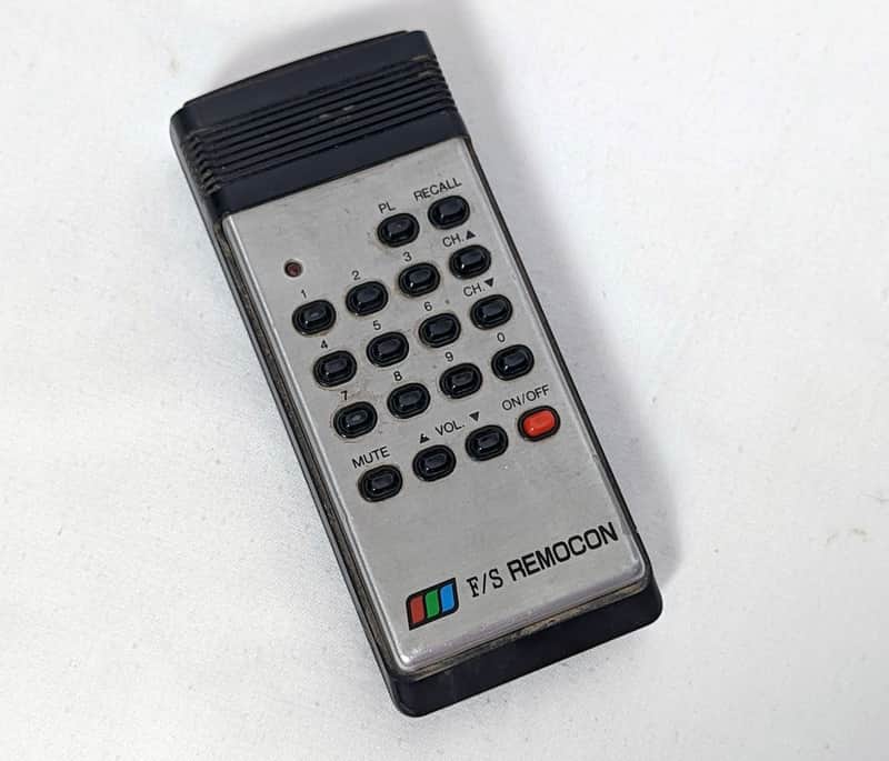 Vintage Unified Remocon TV/VCR Remote Control 1970s - Silver | Reverb