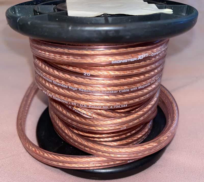 Monster Compact High Performance XP Speaker Wire Cable Spool | Reverb