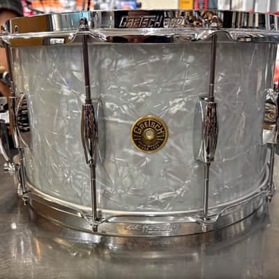 Gretsch Broadkaster 14x8 Snare Drum in 60's WMP | Reverb