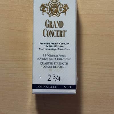 BRAND NEW, SEALED GRAND CONCERT Bb CLARINET REEDS 2.75 | Reverb