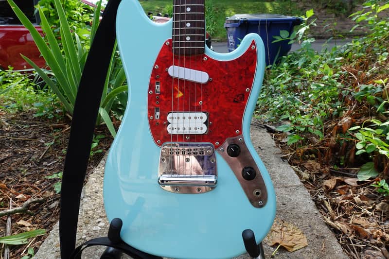 Fender Mustang MG-69 Skystang 1 Kurt Cobain specs | Reverb