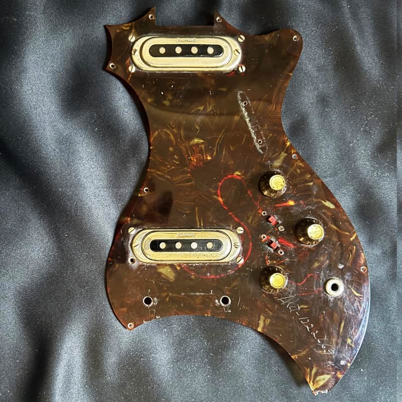 Framus Strato Star Bass Pickguard and Original Pickups, Pots, | Reverb