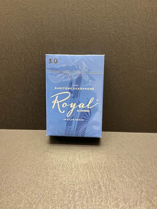 Royal By D’Addario #3 Eb Baritone Saxophone Box of Ten Reeds | Reverb