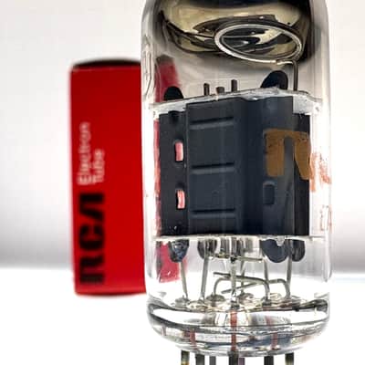 RCA 12AX7A Preamp Tube | Tested Strong Grey Plate | 1964 USA | Reverb