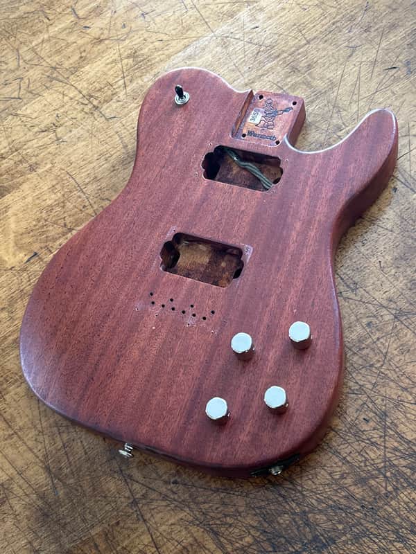 Warmoth Chambered Mahogany Tele Body | Reverb