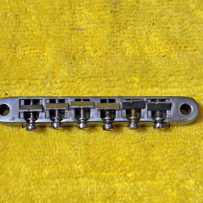 Original 1960s-70s Gibson ABR-1 Chrome Bridge Patent Pat. No. | Reverb