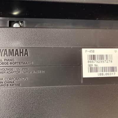 Yamaha P-45 88-Key Digital Piano Bundle – Stand, Bench, | Reverb