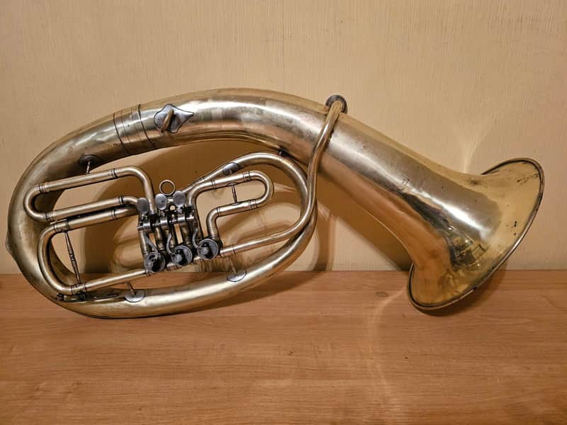 Baritone Wind Brass Musical Instrument USSR Soviet | Reverb Australia