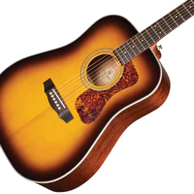 Guild D-140 Dreadnought Size All Solid Acoustic Guitar in | Reverb