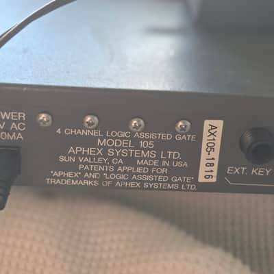 Aphex 105 4-Channel Logic Assisted Noise Gate Rack with Power | Reverb