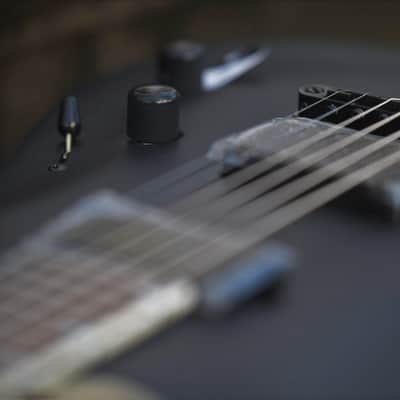 ESP LTD MH-1000 BARITONE - Black Satin | Reverb The Netherlands